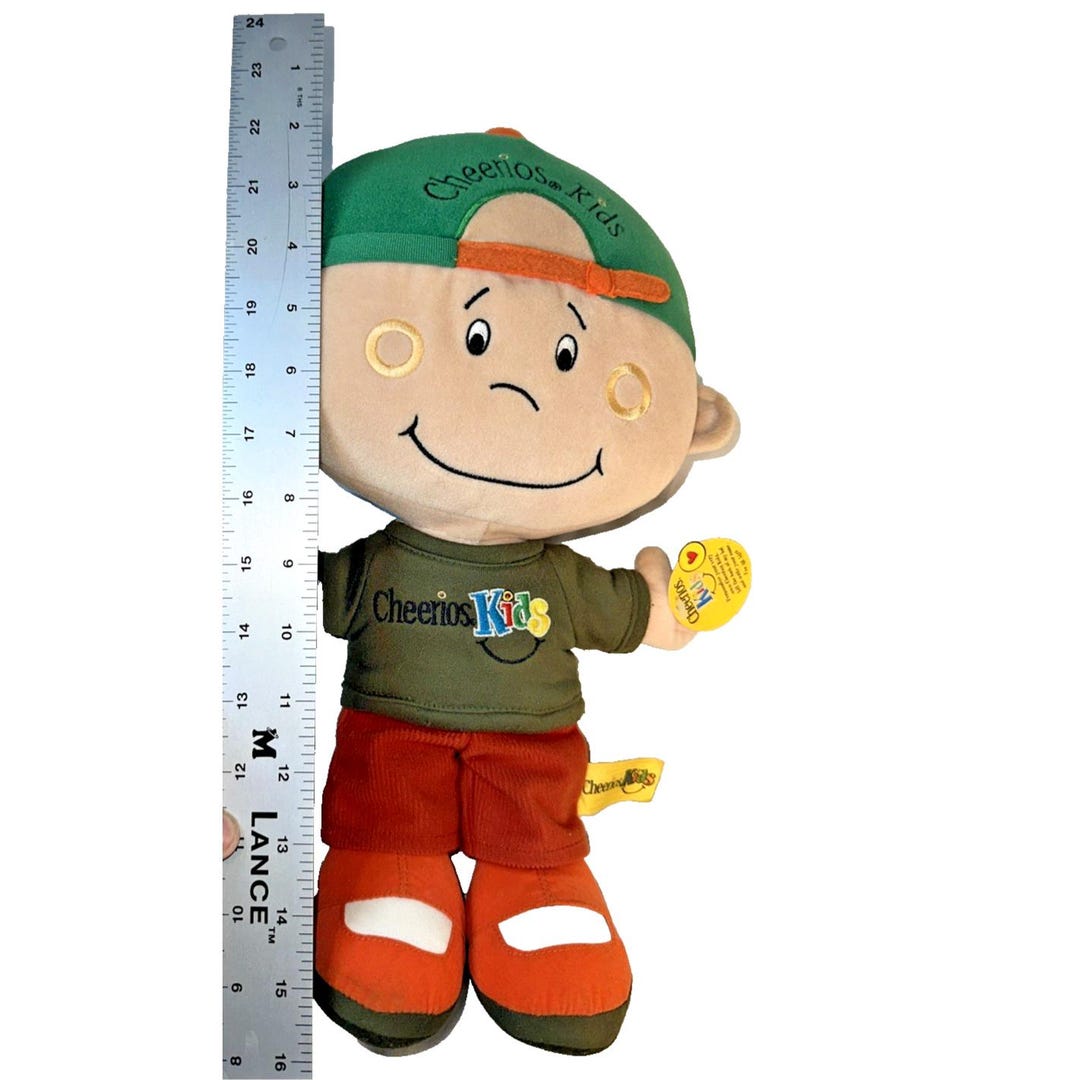 Cheerios Kids 14" General Mills Boy Plush Doll Vintage Advertising Toy ...