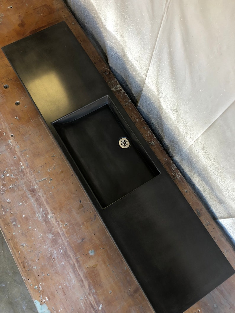 Handmade Concrete Sink: Arch Bowl Design, Custom Dimensions - Etsy