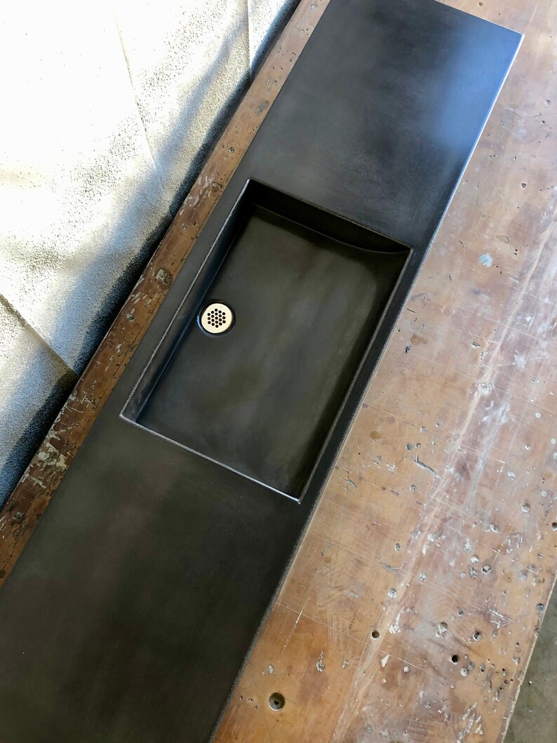 Handmade Concrete Sink: Arch Bowl Design, Custom Dimensions - Etsy