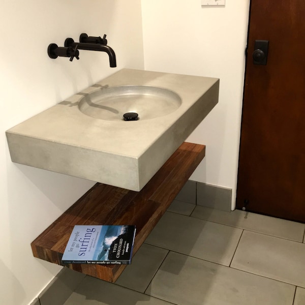 Concrete Sink Wall Mount - Etsy