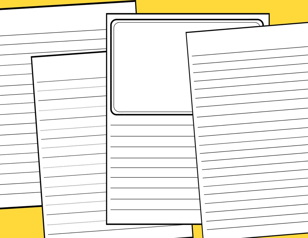 Lined Paper Digital Download - Etsy