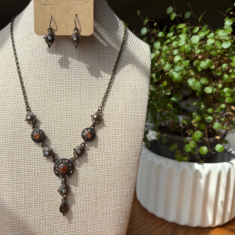 Bronze Avon Necklace - Etsy