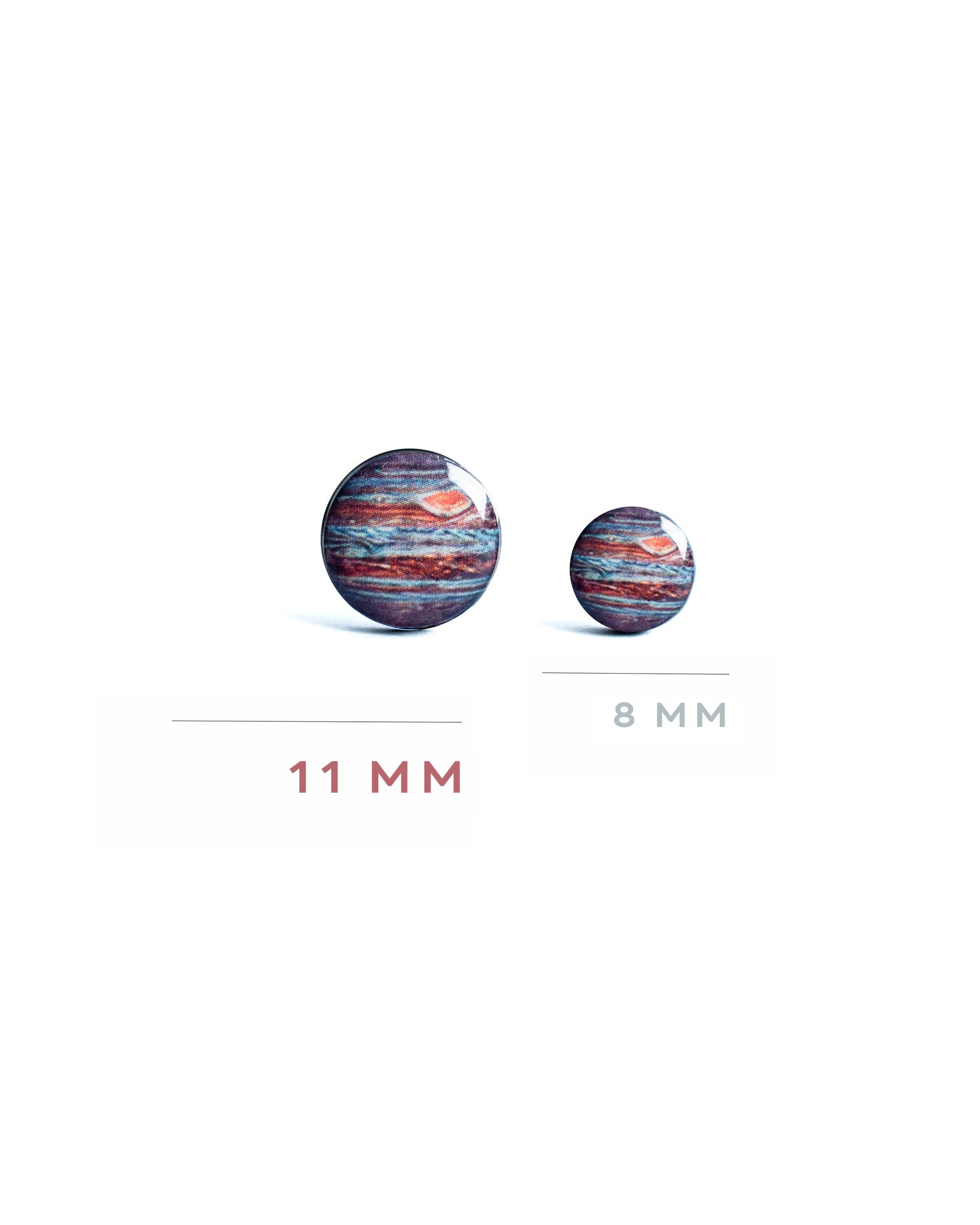 Jupiter Earrings Studs Astronomy Jewelry Space Stud Earrings - Etsy
