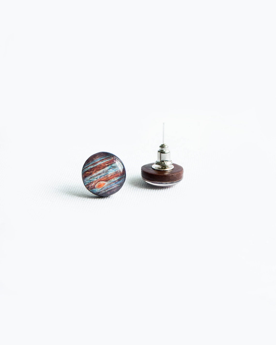 Jupiter Earrings Studs Astronomy Jewelry Space Stud Earrings - Etsy