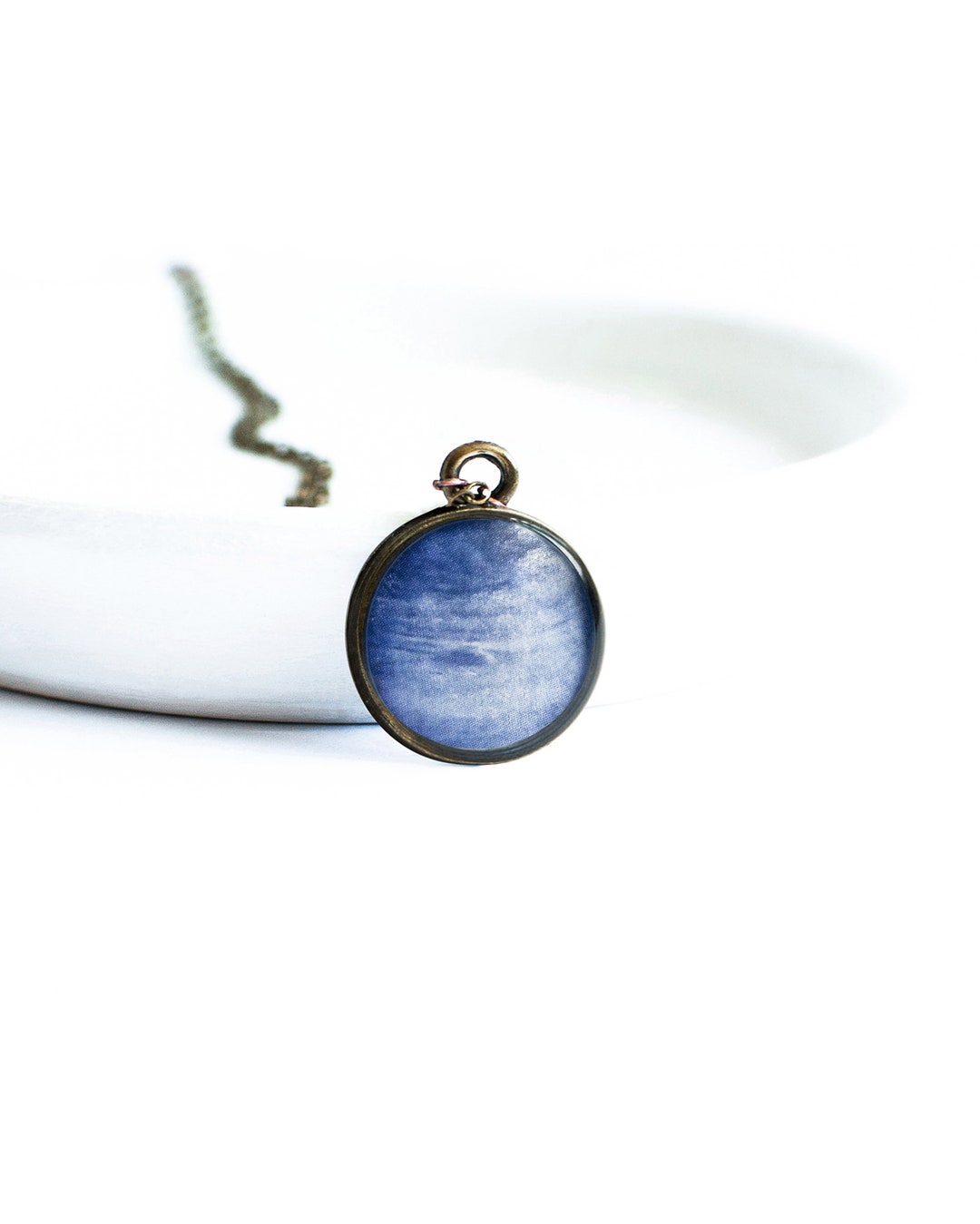 Neptune Necklace, Space Jewelry, Planet Necklace - Etsy