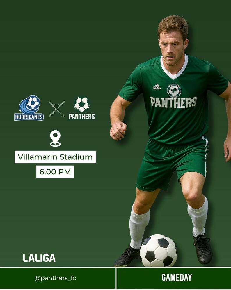Sports Canva Template Bundle | 10 Editable Game Day Templates ...