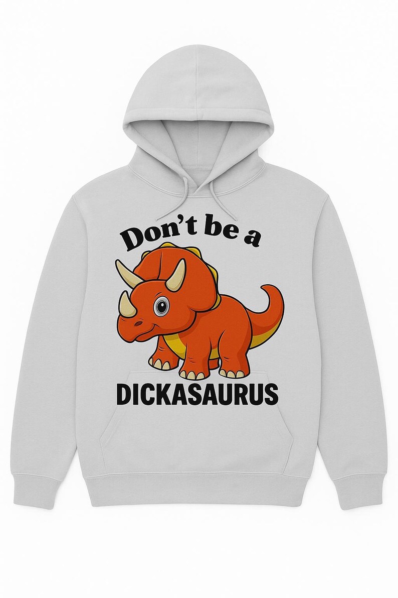 Funny Dickasaurus Triceratops SVG PNG – Sarcastic Dinosaur Digital ...