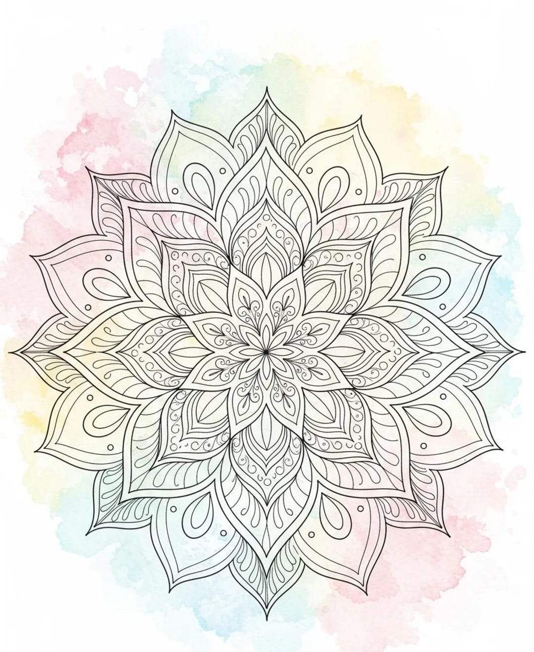 25 PCS A4 Coloring Pages . 4K Quality Printables . Instant Download ...