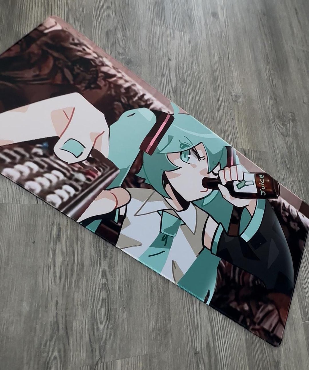 Lazy Hatsune Miku Anime Gaming Mousepad - Etsy