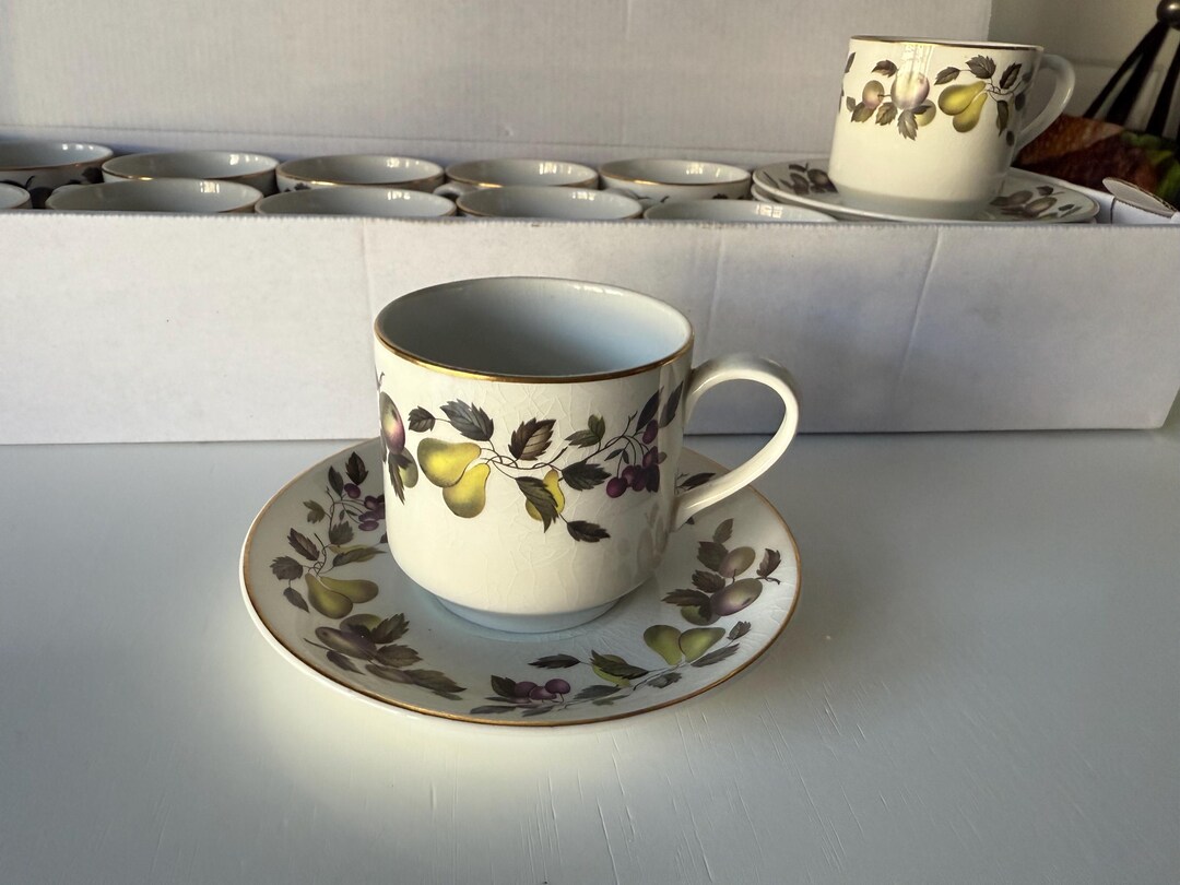 Midwinter Evesham Tea Cup and Saucer - Etsy