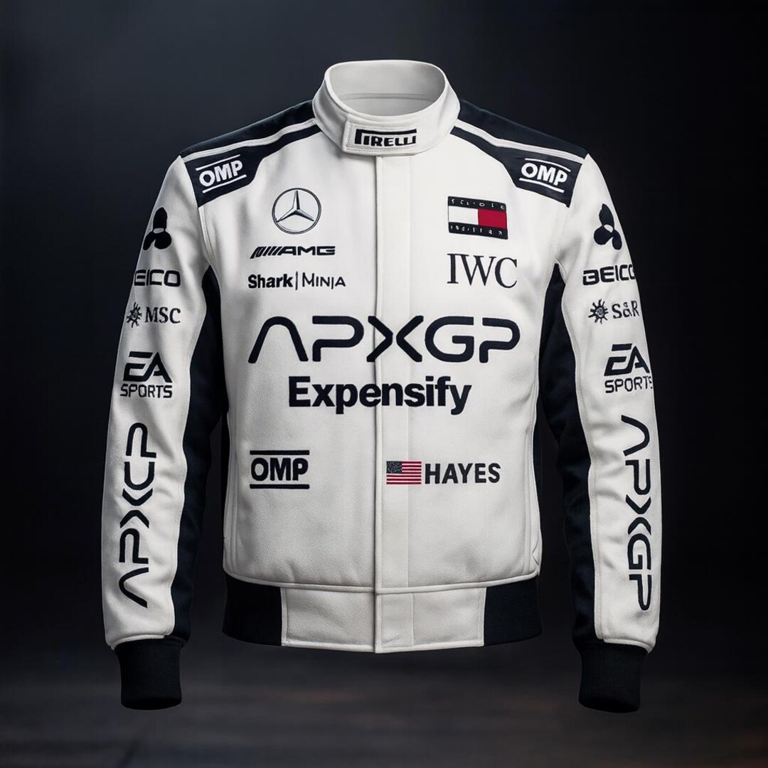 APXGP Racing Jacket | White Motorsport F1 Style - Etsy Australia
