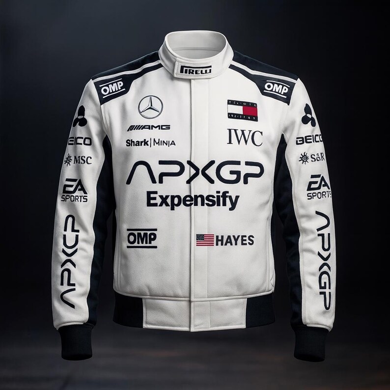 APXGP Racing Jacket | White Motorsport F1 Style - Etsy Australia