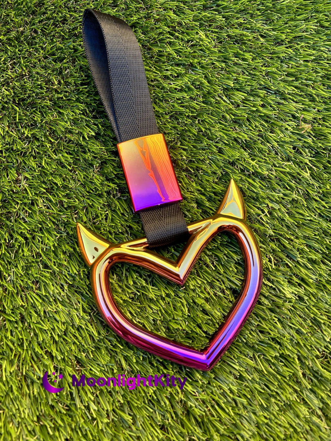 Tsurikawa - JDM Devil Heart Strap - Etsy Australia