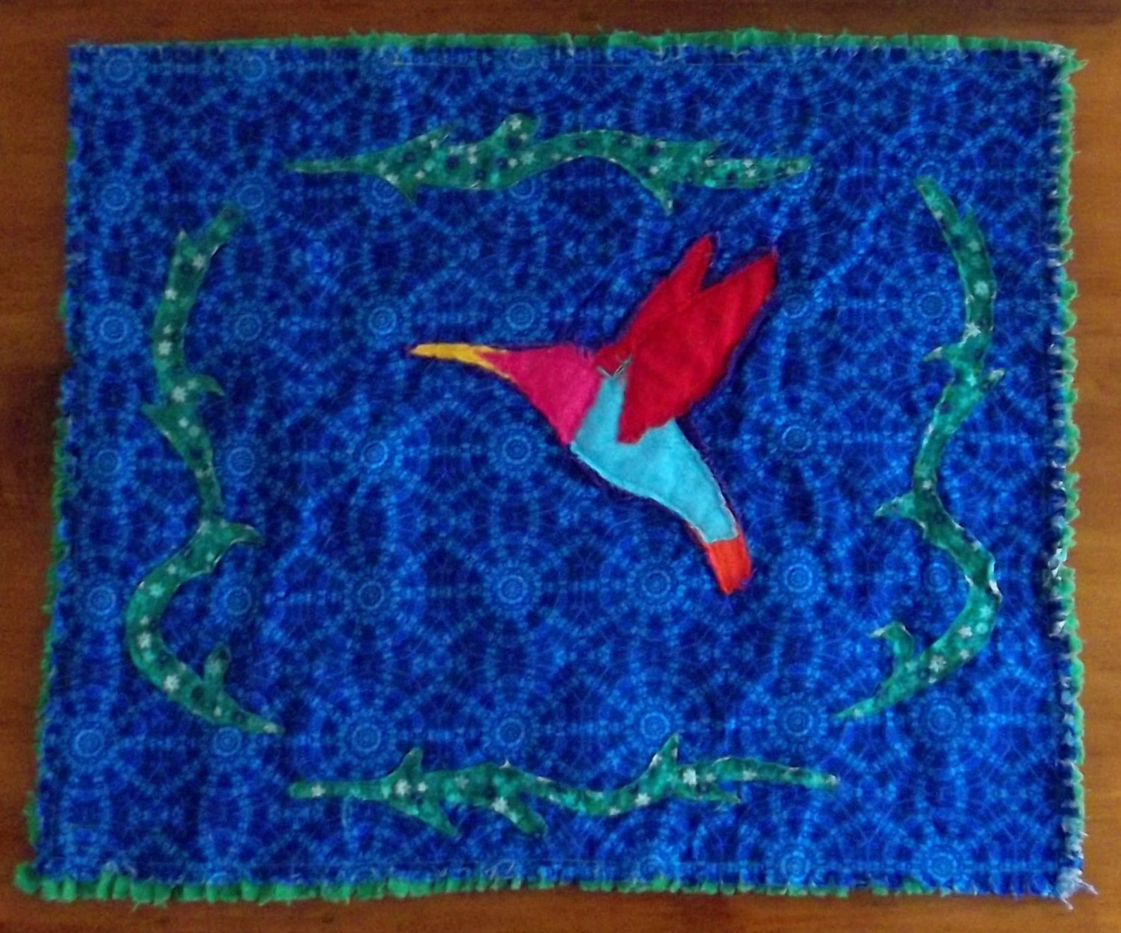 Applique Mini Quilt Pattern, "hummingbird" - Etsy