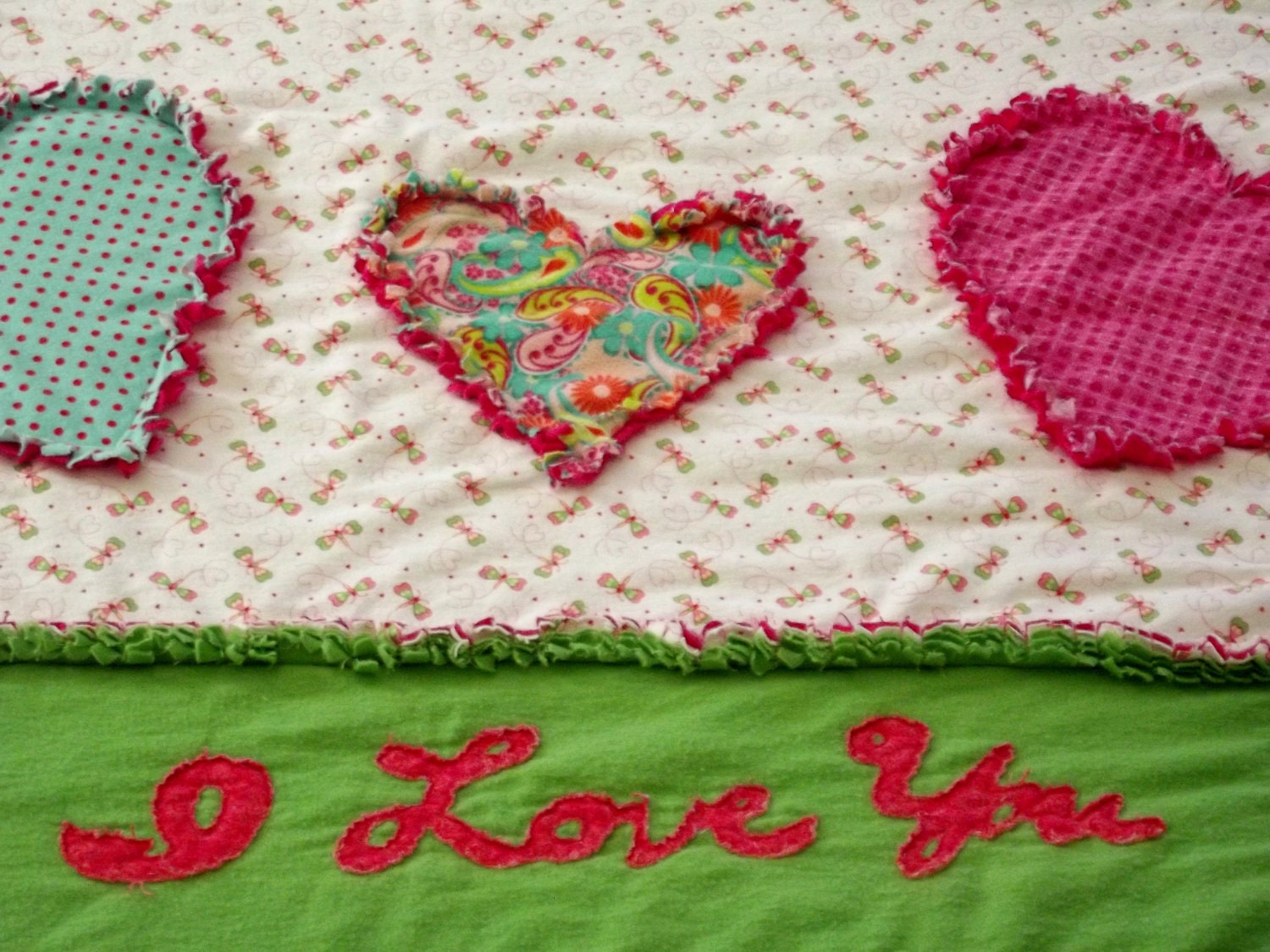 Sweet Quilt Pattern "i Love You" - Etsy