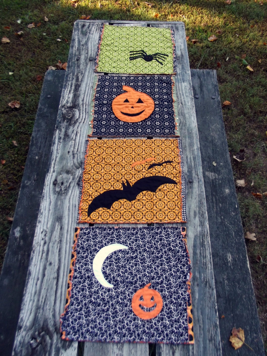 Halloween Table Toppers Pattern - Etsy
