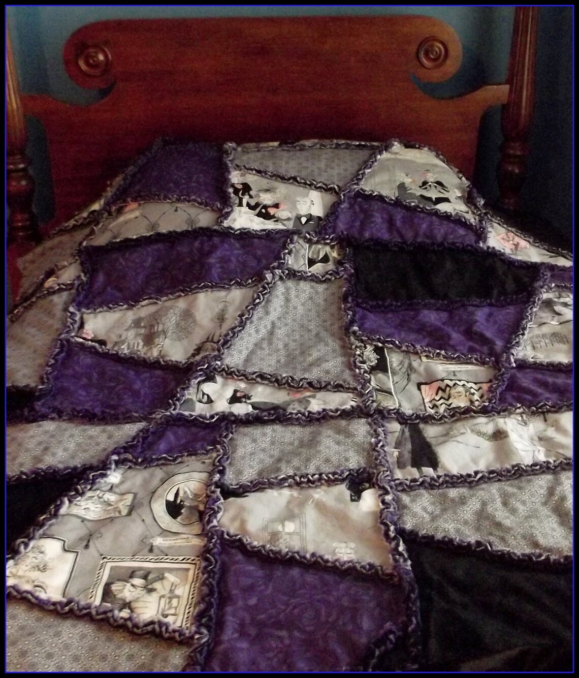 Ghastlie Halloween Crazy Quilt Pattern, Twin Bed Size - Etsy