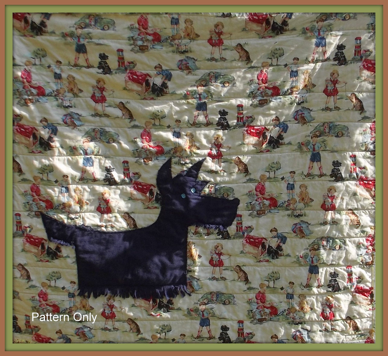 Scottie Dog Quilt Pattern - Etsy
