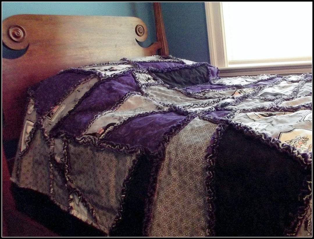 Ghastlie Halloween Crazy Quilt Pattern, Twin Bed Size - Etsy