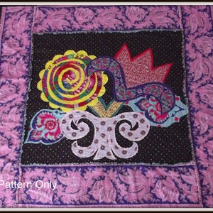 Modern Quilt Pattern "lush Flowers" - Etsy