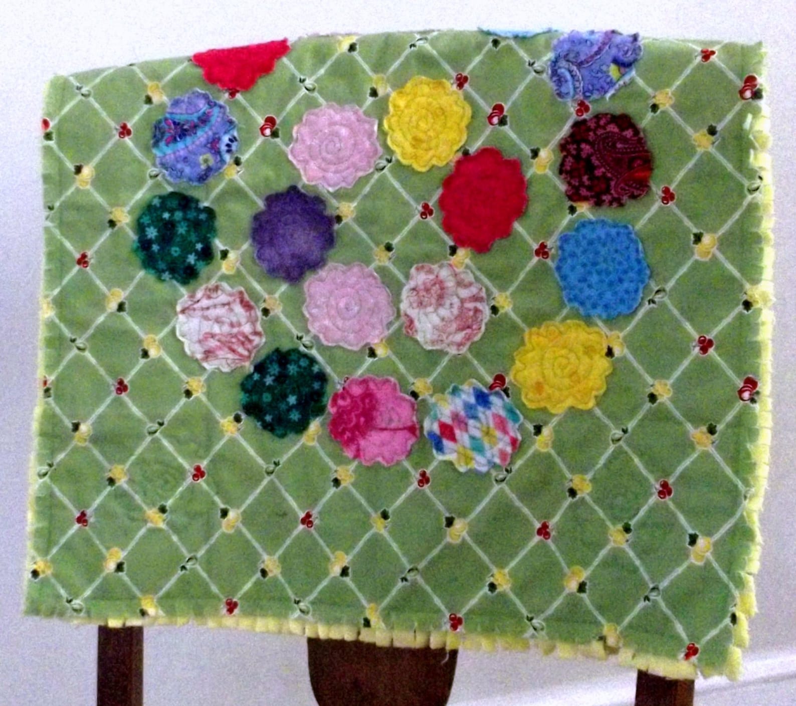 Applique Mini Quilt Pattern, "retro Flowers" - Etsy