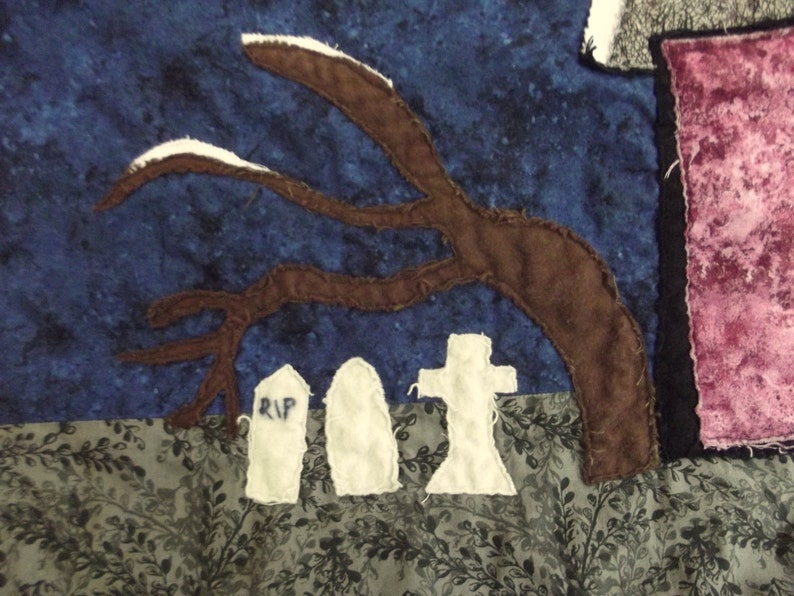 Halloween Haunted House Quilt Pattern - Etsy