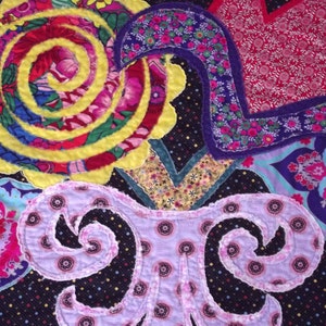 Modern Quilt Pattern "lush Flowers" - Etsy