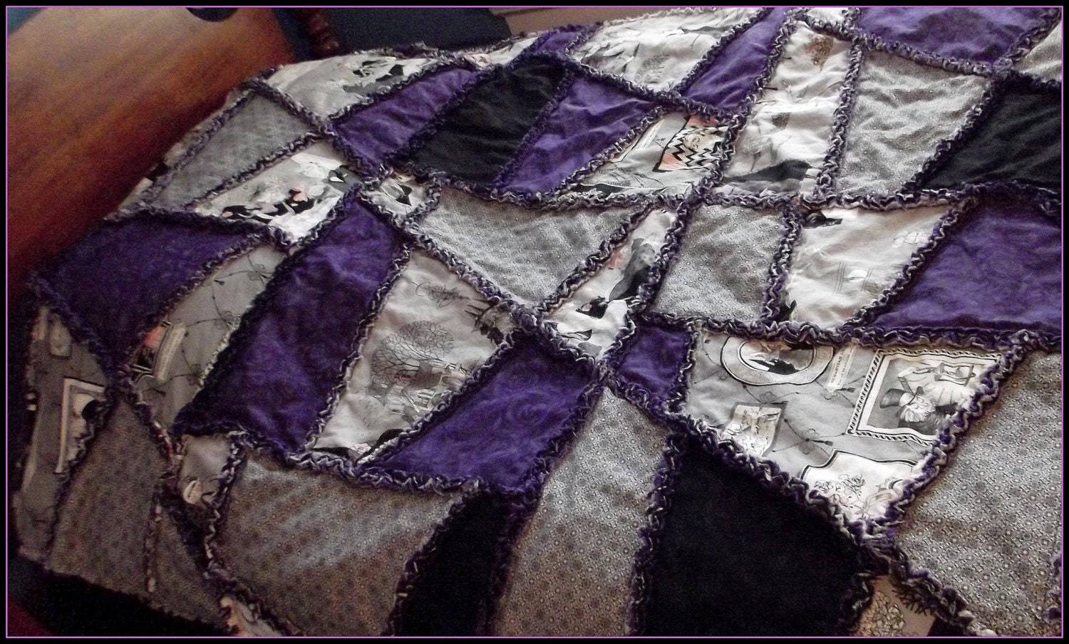 Ghastlie Halloween Crazy Quilt Pattern, Twin Bed Size - Etsy