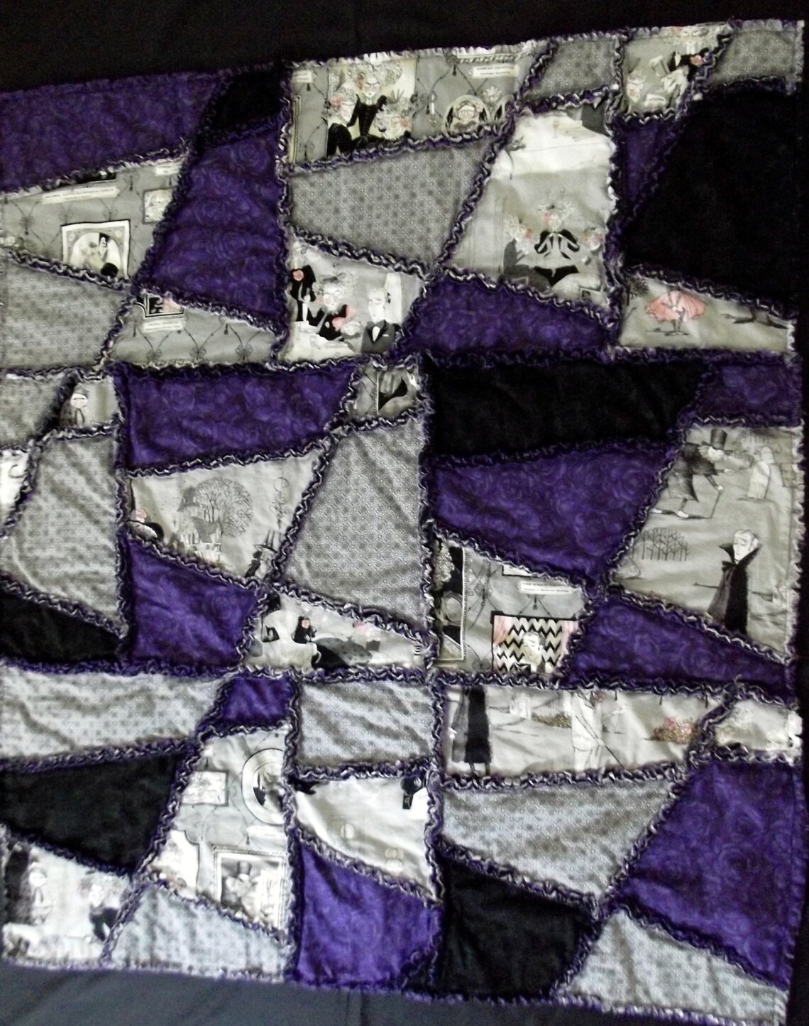 Ghastlie Halloween Crazy Quilt Pattern - Etsy