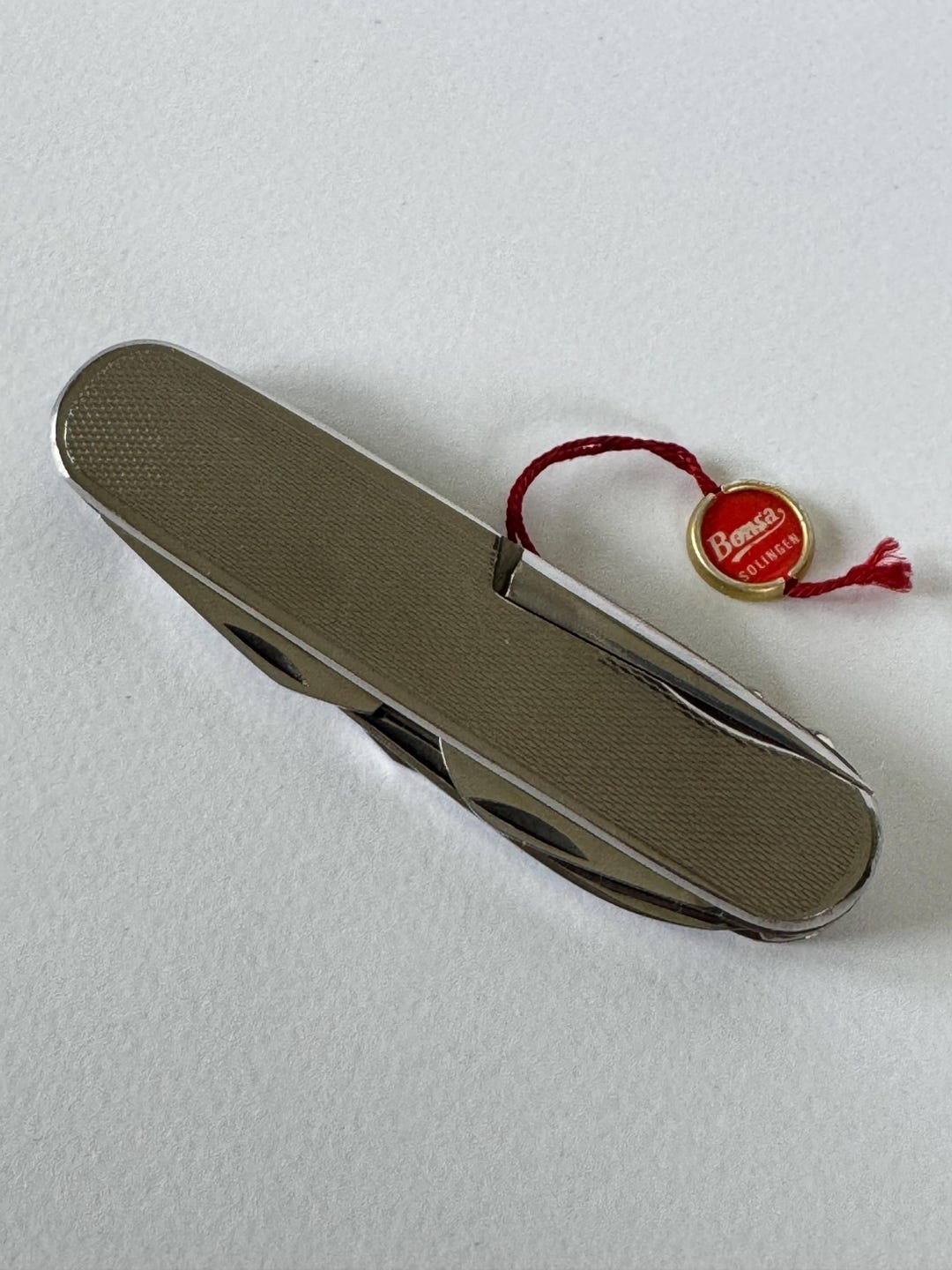 Bonsa Solingen Pocket Knife – Vintage German Multi-tool, Engine Turned ...