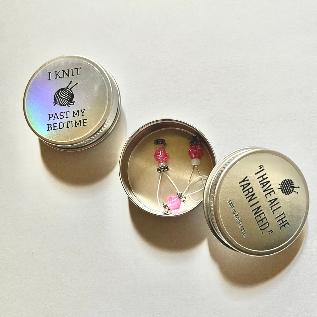 Holographic Travel Containers for Stitch Markers, Knit Pocket Size - Etsy