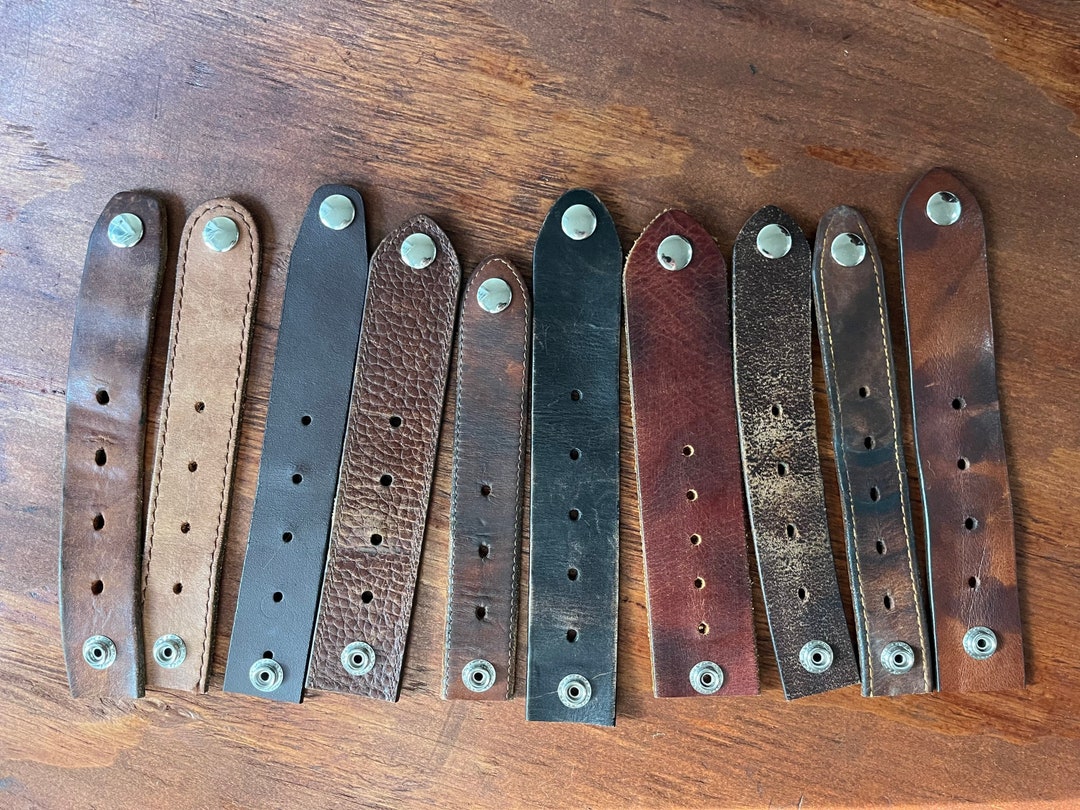 Leather Shawl Cuff, Repurposed, Scarf Cuff, Boho, Brown, Distressed - Etsy