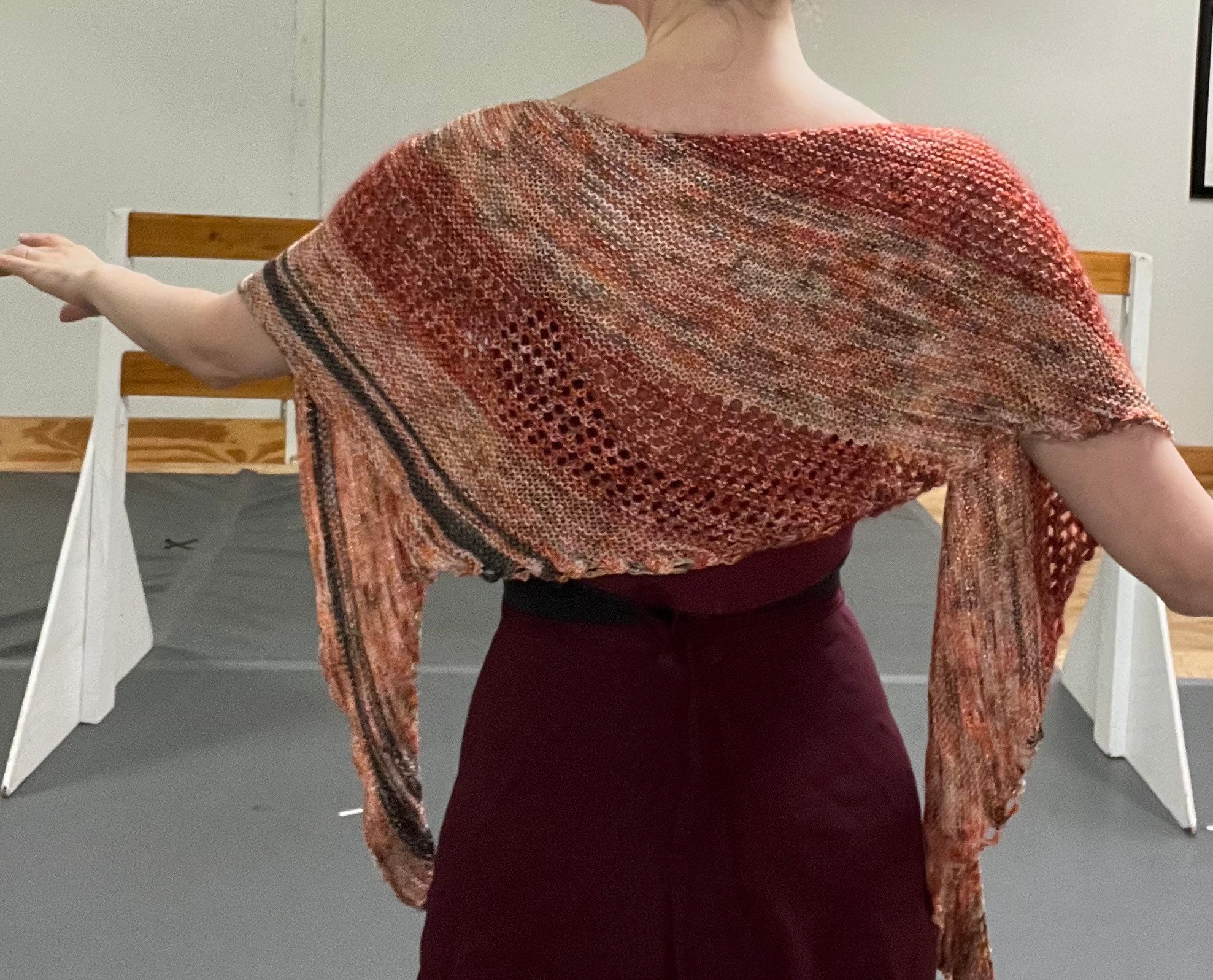 PATTERN ONLY Ballet Barre Shawl, Knitting Pattern, Digital Download - Etsy