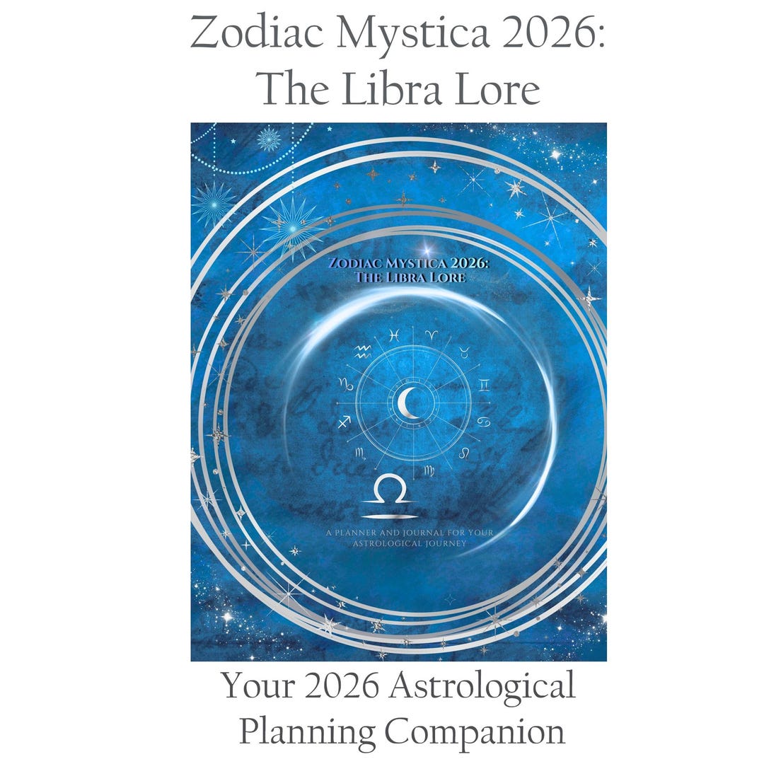 2026 Digital Planner - Libra Astrology Journal PDF Hyperlinked - Moon ...