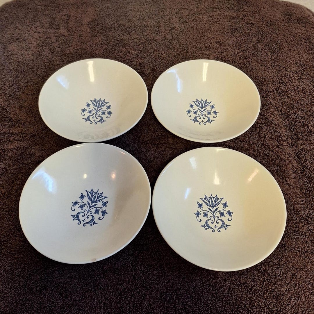J&G Meakin Blue Nordic - 4 Small Soup Plates - Etsy