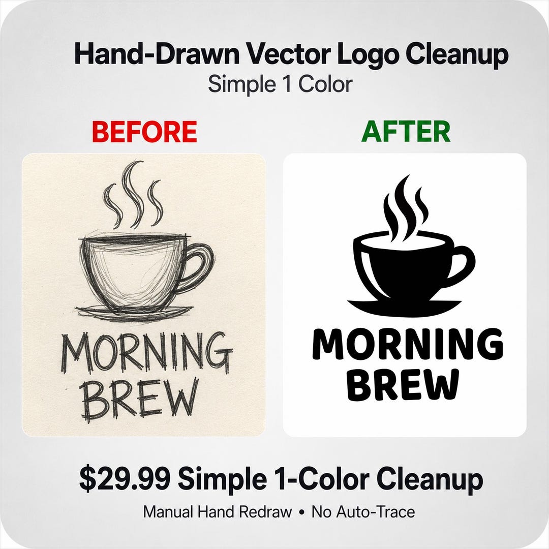 Manual Vector Tracing Service, Logo Redraw, Convert Image to SVG, 1 ...