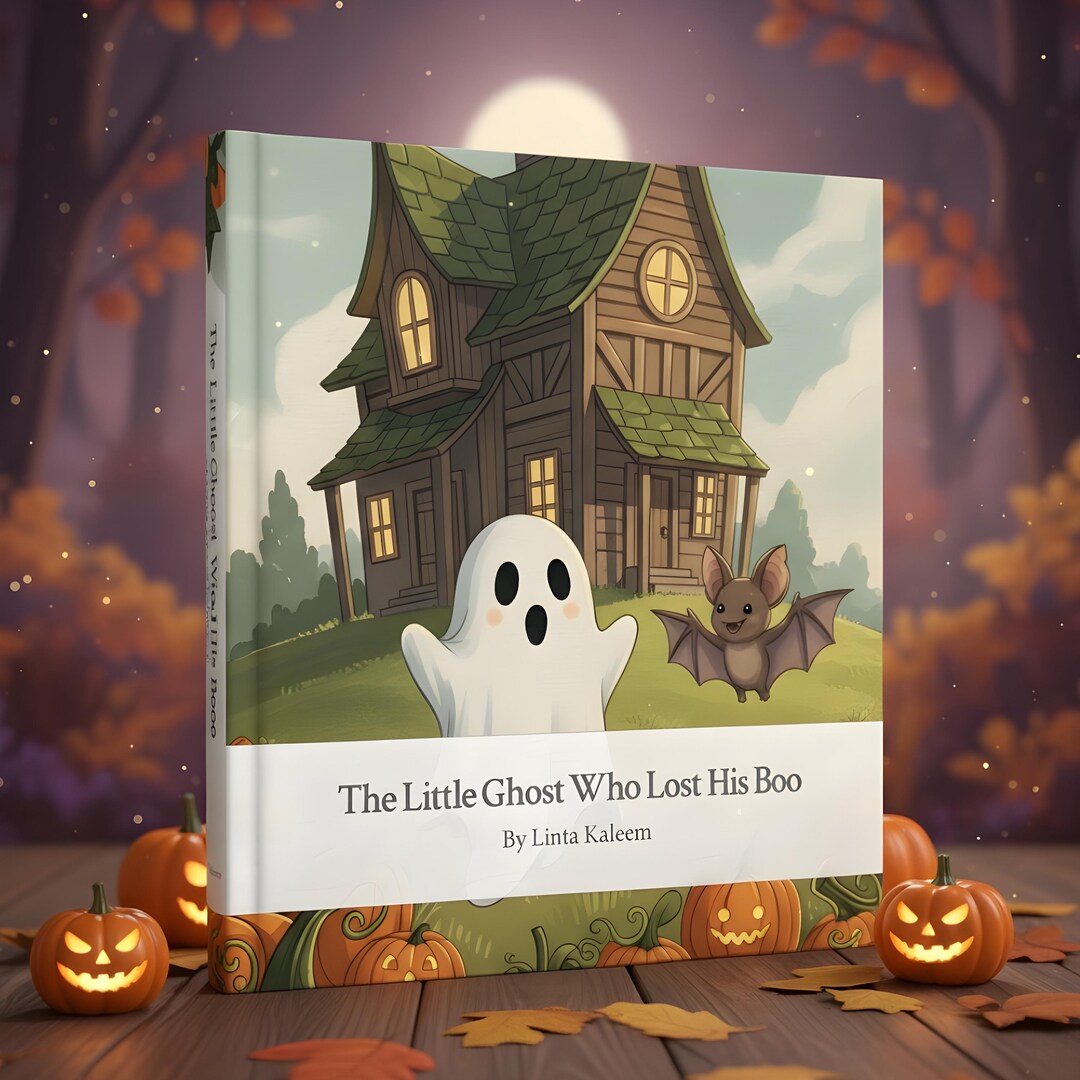 Little Ghost Halloween Story | Kids Spooky Ebook (PDF) - Etsy