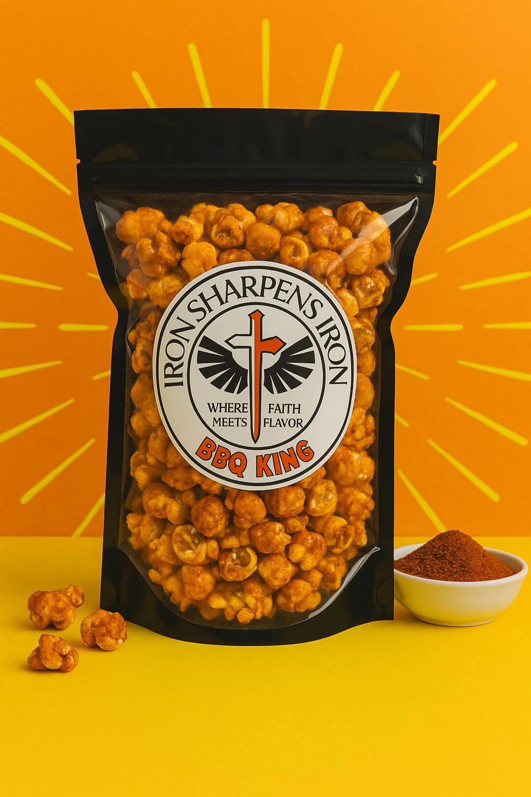 BBQ King Gourmet Popcorn – Sweet & Smoky Handcrafted Snack - Etsy