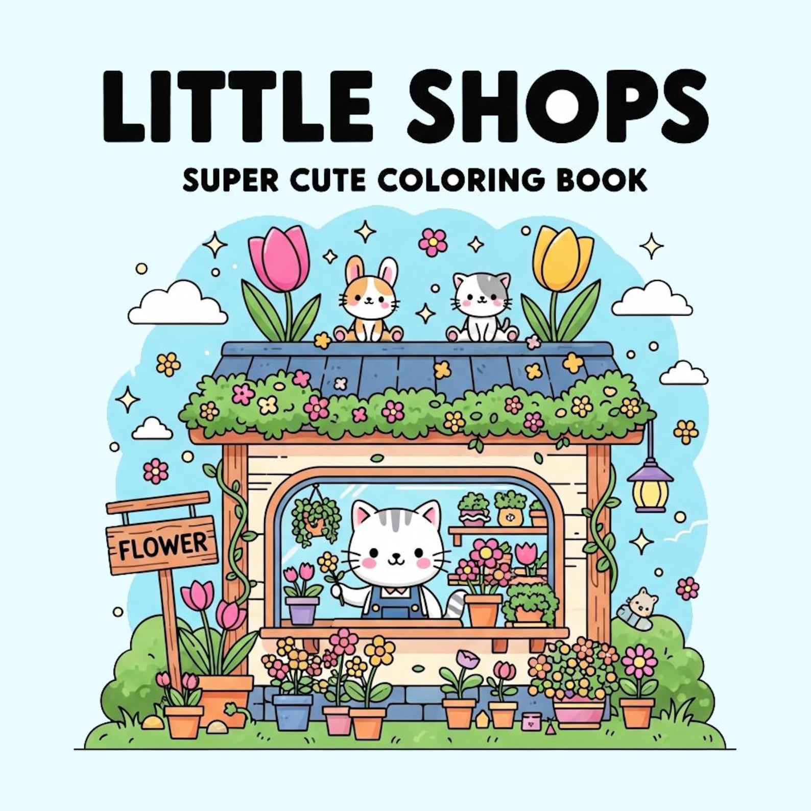 Little Shops: 60+ Super Cute Coloring Pages | Charming Shops With ...