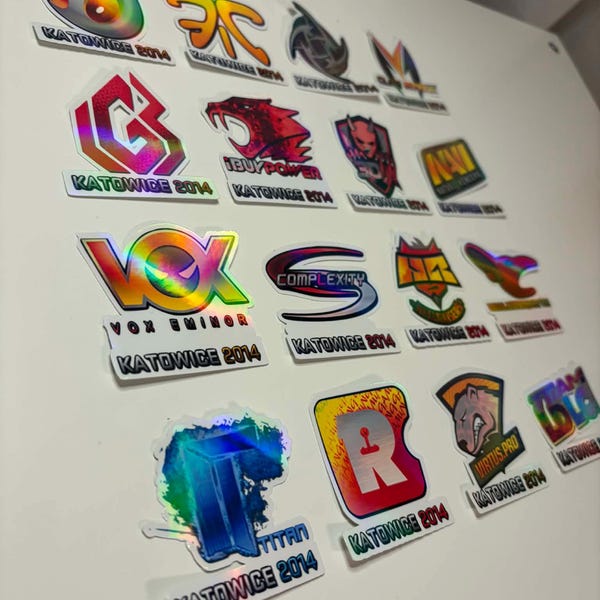 Titan Holo Stickers - Etsy