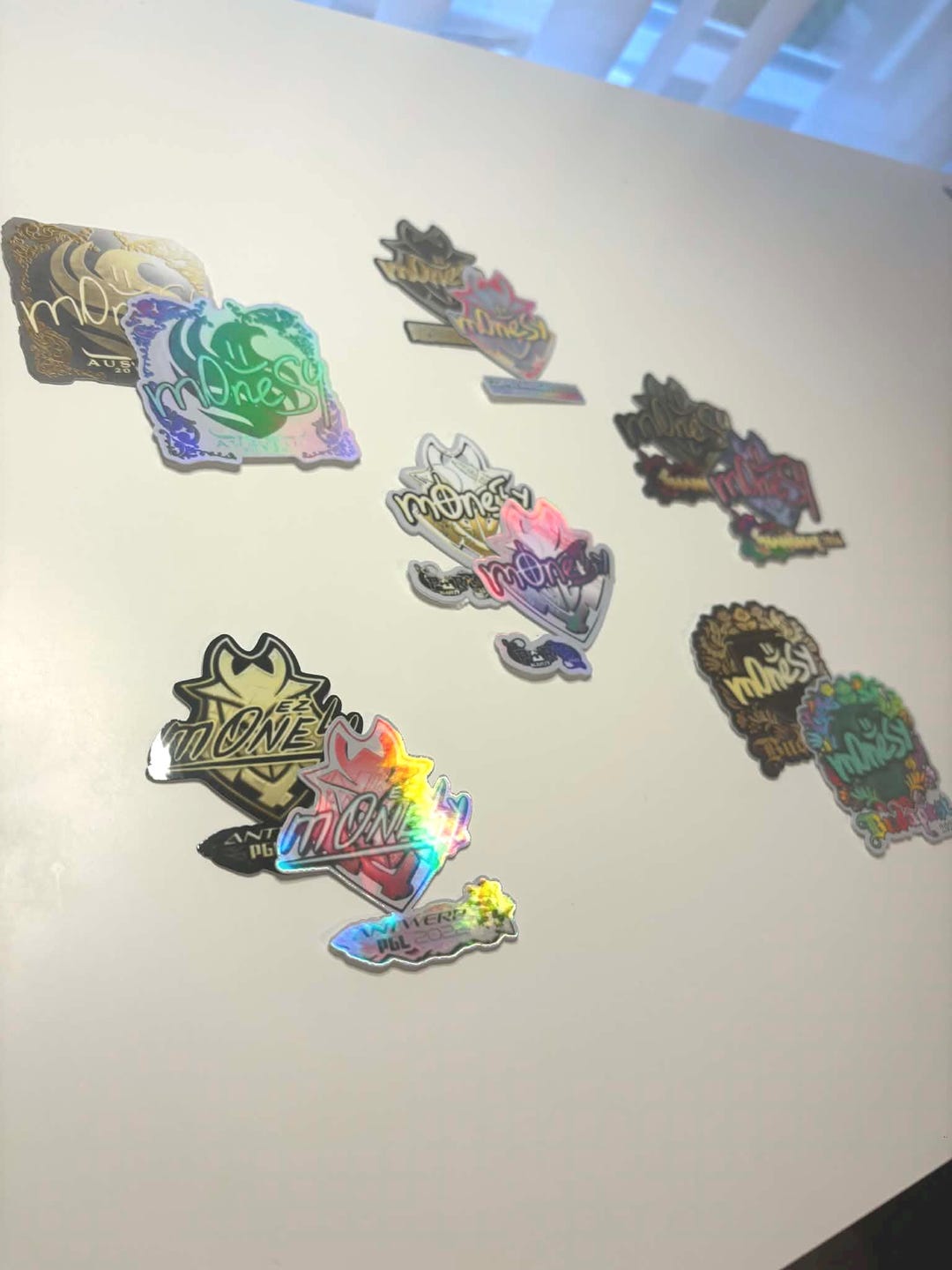 CS2 / CS:GO M0nesy Gold/holo Sticker Set | Legendary Player Stickers ...