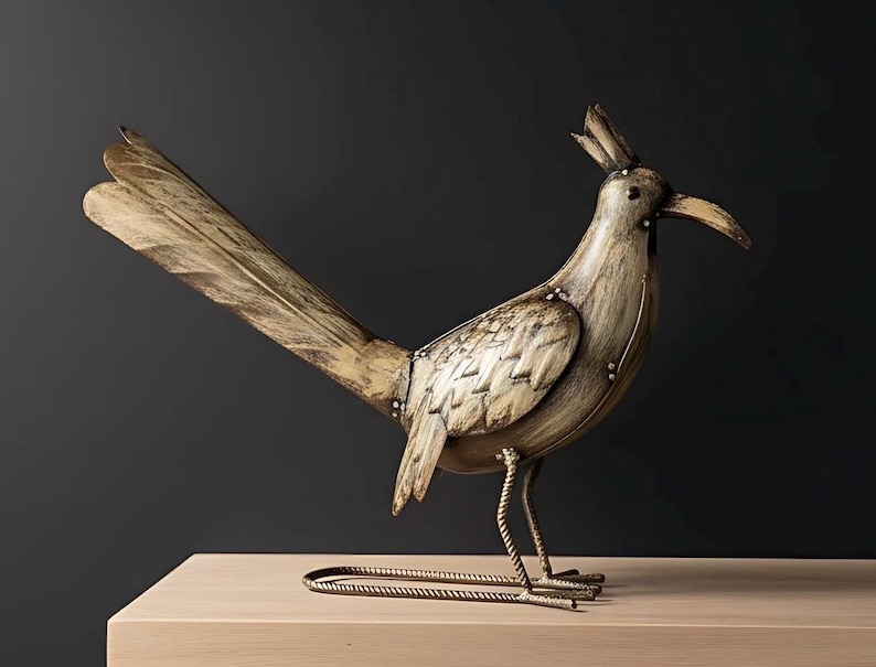 Metal Rustic Patina Roadrunner | Garden Patio Decor | Southwestern Yard ...