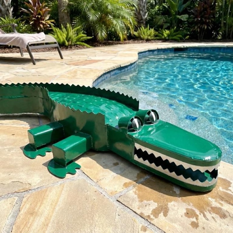 Alligator Statue - Etsy