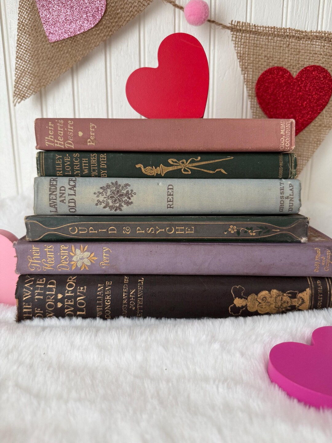 Antique Vintage Love & Romance Valentine’s Books - Poetry Illustrated ...
