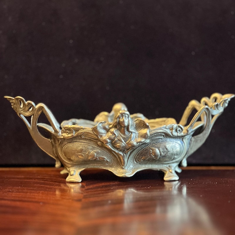 Vintage Art Nouveau Bowl - Etsy