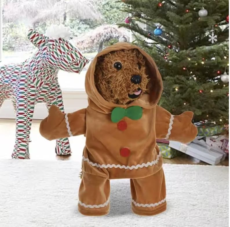Walking Gingerbread Pet Costume – Christmas Dog Hoodie - Etsy