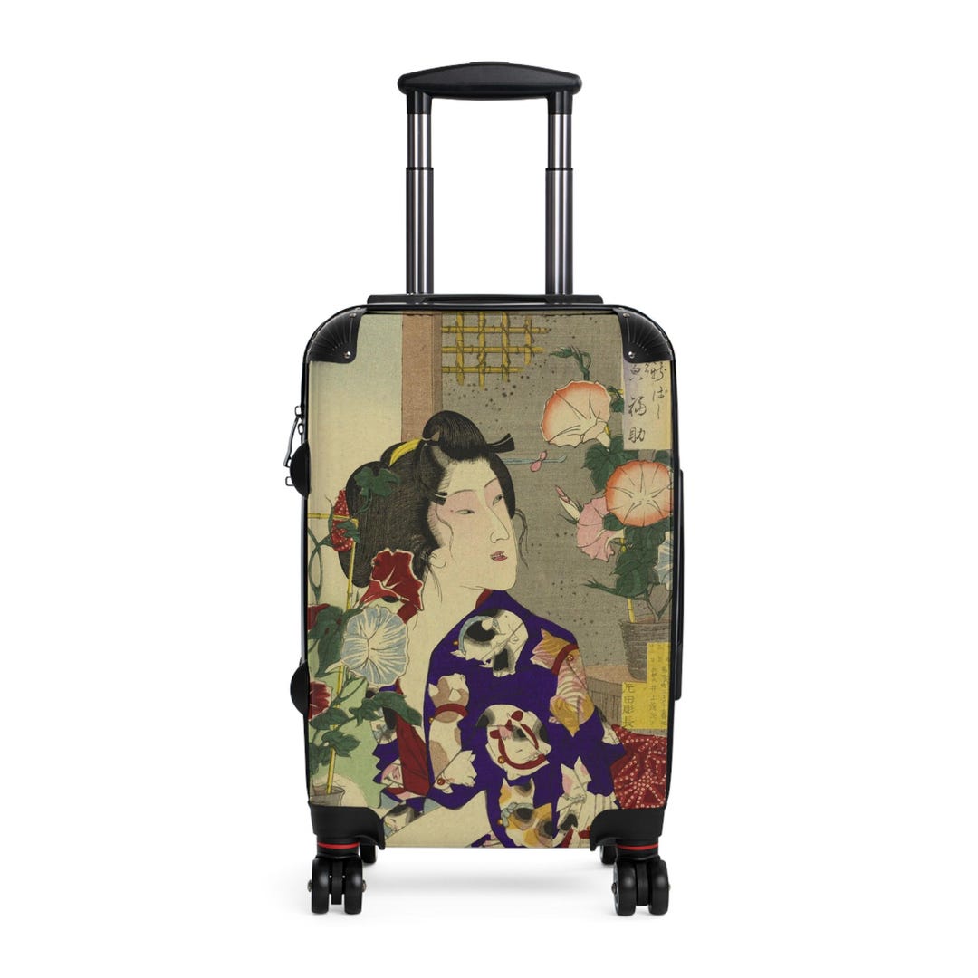 Suitcases, Japanese Traditional Art Suitcases, Vintage Luggage, Travel ...