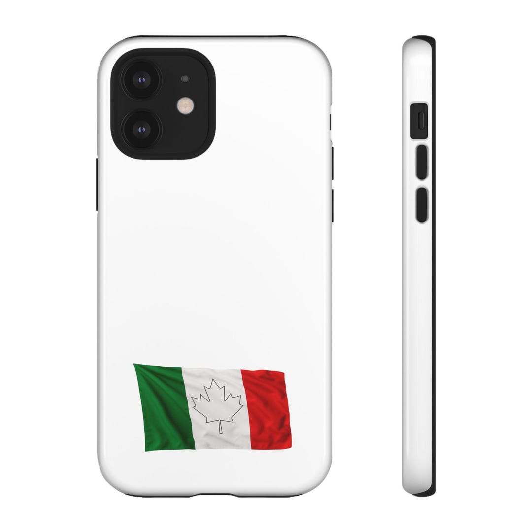 Italian-canadian Pride Flag Phone Case, iPhone 13-17 Tough Cases ...
