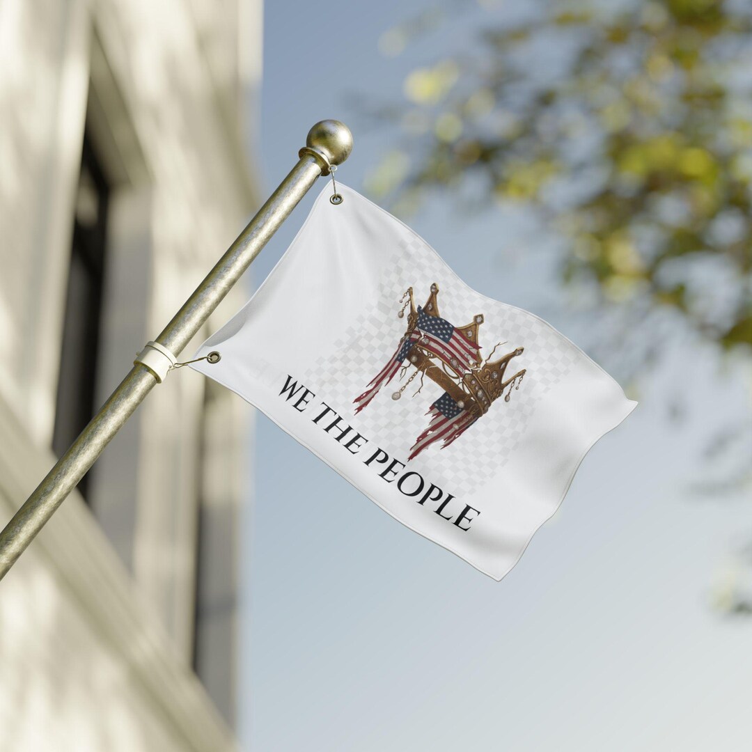Double Sided Flag, NO KINGS FLAG, Protest Flag, Activist Banner ...