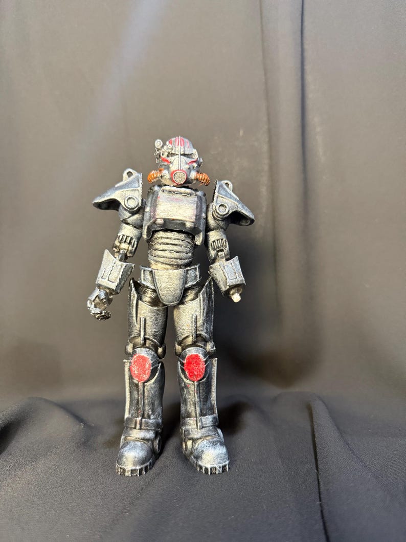 Highly Articulated T-45 Power Armor Action Figure | Removable Helmet ...